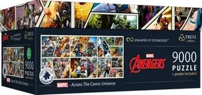 Trefl - Puzzle - UFT Marvel Avengers: Napříč komiksovým vesmírem / 900