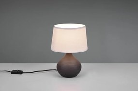 Stolní lampa Martin 29 cm, hnědá