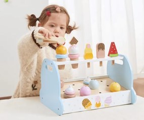 Viga 44842 Dřevěná mini zmrzlinárna a cukrárna PolarB