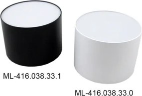 LED přisazené svítidlo McLED GAP 8 černá 8W 4000K neutrální bílá ML-416.038.33.1