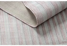 Dywany Luszczow Kusový koberec SISAL SION bludiště 22376 růžový / ecru Rozměr koberce: 200 x 290 cm