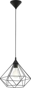 Eglo Tarbes černá / Závěsné svítidlo / 32,5 cm