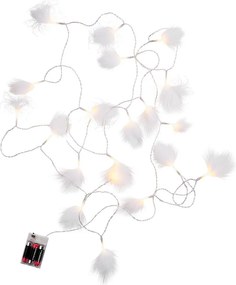 FEATHERS LED Světelný řetěz s USB peříčka 20 světel