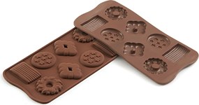 Forma na pralinky Scg25 Choco Biscuit silikonová