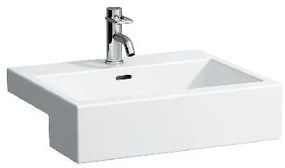 Laufen Living - Umyvadlo zápustné 550x460 mm, s 1 otvorem pro baterii, bílá H8134320001041