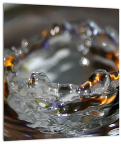 Obraz náramku z kapek vody (30x30 cm)