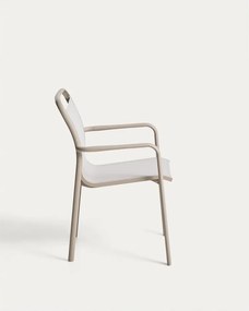 Taupe zahradní židle Luri – Kave Home