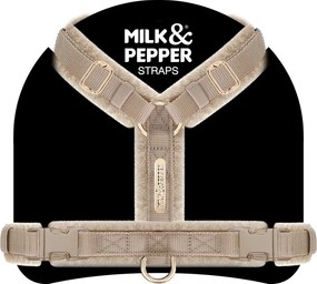 MILK&PEPPER Postroj pro psy Aslan Taupe Velikost: T02