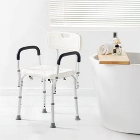 sprchové křeslo, sedátko do sprchy s opěradlem – 402B