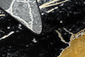 Dywany Łuszczów Kusový koberec Gloss 529A 82 3D mramor black/grey ROZMĚR: 160x220