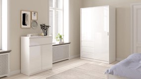 Tvilum Skříň Simplicity 146 bílý lesk