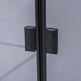 BPS-koupelny Čtvercový sprchový kout ZES KZ1390B BL 90x90 černá/transparent - bez vaničky