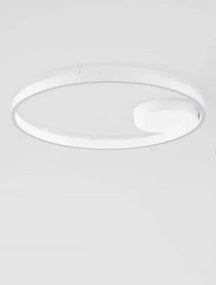LED stmívatelné bílé designové stropní svítidlo Hedra 60W