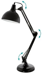 Eglo 94697 - Stolní lampa BORGILLIO 1xE27/40W/230V