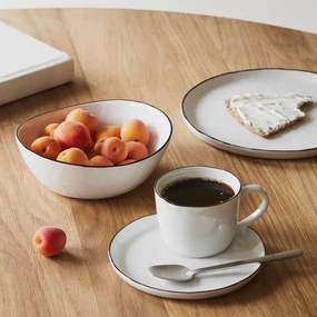 Broste Porcelánový talíř Salt Ø 22 cm, bílá barva, porcelán