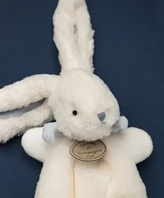 Doudou Dárková sada - Plyšový králíček modrý 26 cm / od 0 let
