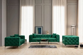 Atelier del Sofa 3-místná pohovka Como - Green, Zelená