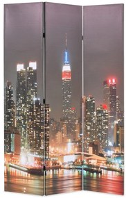 Skládací paraván 120 x 170 cm New York by Night 245861