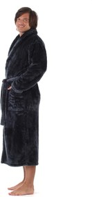 Antracitový Huňatý Župan Jack extra 21 20 9551 - M