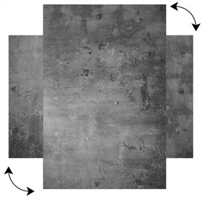 Kovový obraz beton 60 x 40 ALLboards METAL MB64_00004