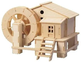 Woodcraft Dřevěné 3D puzzle Vodní mlýn
