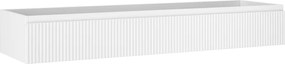 Mexen Rivel, koupelnová skříňka 160 cm, 1 zásuvka, drážkovaná, bílá matná, 91A20-16023-1-BF01