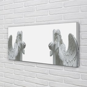 Obrazy na plátně modlitební andělé 125x50 cm