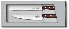 VICTORINOX Sada kuchyňských nožů Wood 2 kusy