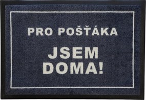 Rohožka Pre poštára som doma 40x60 cm – na von aj na doma, 40x60, šedá, GDmats