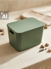 Sinsay - Úložný box s víkem - tmavě zelená