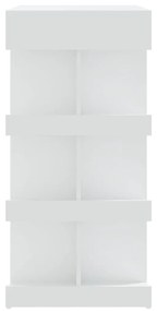 Barový stůl s úložným regálem bílý 100 x 50 x 101,5 cm kompozit - Default Title