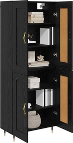 Vysoký bufet Černý dub 69,5 x 34 x 90 cm Kompozitní dřevo 3402757