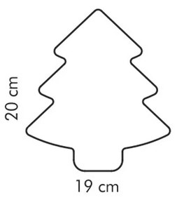Forma na pečení / vykrajovátko Vánoční stromeček DELÍCIA