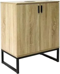 Skříňka pod umyvadlo bez umyvadla Ceramia Easy 60x73x36 cm světlý dub lesk EASYUMDO