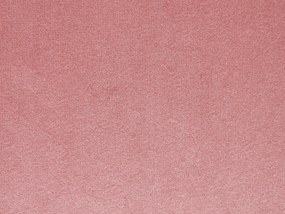 Sametové křeslo růžové RACHEL Beliani