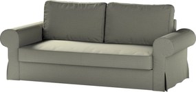 Potah na pohovku IKEA Backabro,  3-místná, rozkládací barva šedá látka pletený vzor