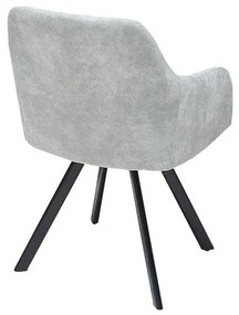Designové křeslo Mallory šedé