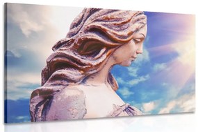 Obraz anděl mezi paprsky slunce - 120x80 cm