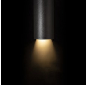 Rendl R13782 stropní svítidlo OPTIMUS pro jednookruhovou lištu, černé, 230V, GU10, 10-50°, 18cm