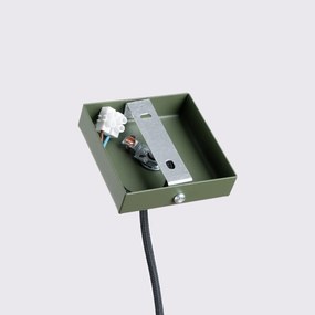 Sollux Lighting Závěsné svítidlo KARBON 1 olivově zelené