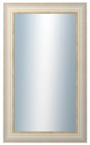 DANTIK - Zarámované zrcadlo - rozměr s rámem cca 60x100 cm z lišty GREECE bílá (2639)