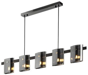 Toolight Stropní osvětlení Modern Black APP1706-5CP GREY