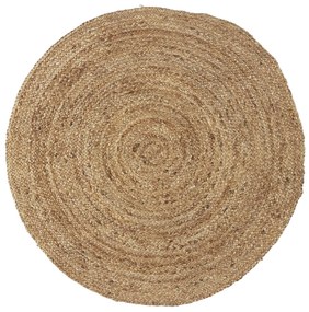 IB Laursen Jutový koberec ROUND NATURAL 90 cm