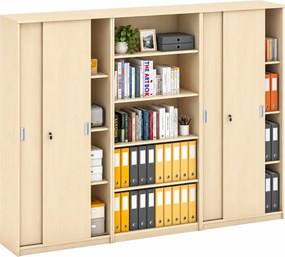 Sestava skříní MIRELLI, Typ VI - bříza