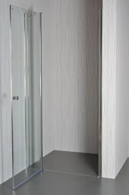 ARTTEC Jednokřídlé sprchové dveře do niky MOON C 3 čiré sklo 96 - 101 x 195 cm XMOO0023