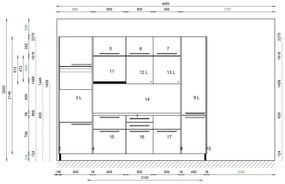Sestava kuchyně Brno a Teplice a Štěrboholy - Roma - vystavený kus