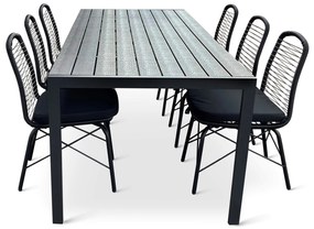 Zahradní jídelní set Viking XL + 6x židle Gigi