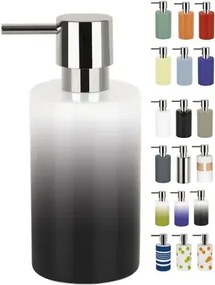 Spirella TUBE Gradient černo-bílý / Dávkovač mýdla / Keramika / 300 ml