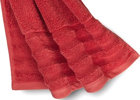 Ručníky a osušky CASA COLORATA - tmavě červená Velikost: ručník 50 x 100