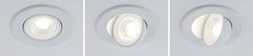 P 92411 LED vestavné svítidlo Zina IP65 5W / 8W 230V stmívatelné 2700 - 4000K bílá mat - PAULMANN
